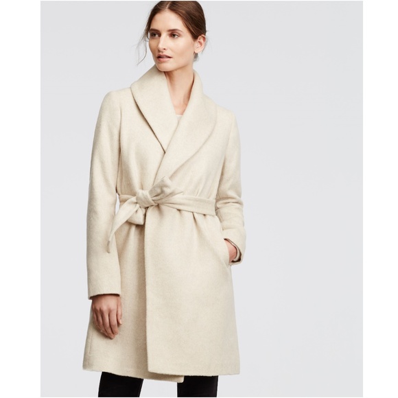 Ann Taylor Factory | Jackets & Coats | Ann Taylor Natural Wool Blend ...